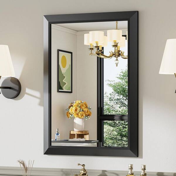KIOTEE 22 in. W x 30 in. H Rectangular Framed French Cleat Wall Mounted ...