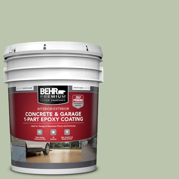 BEHR PREMIUM 5 gal. #PPU11-10 Whitewater Bay Self-Priming 1-Part Epoxy ...