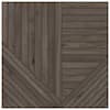 Merola Tile Tangram Wood Walnut 17-3/8 in. x 17-3/8 in. Porcelain Floor ...