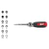 Milwaukee 13-in-1 Multi-Tip Cushion Grip Screwdriver With Schrader Bit ...