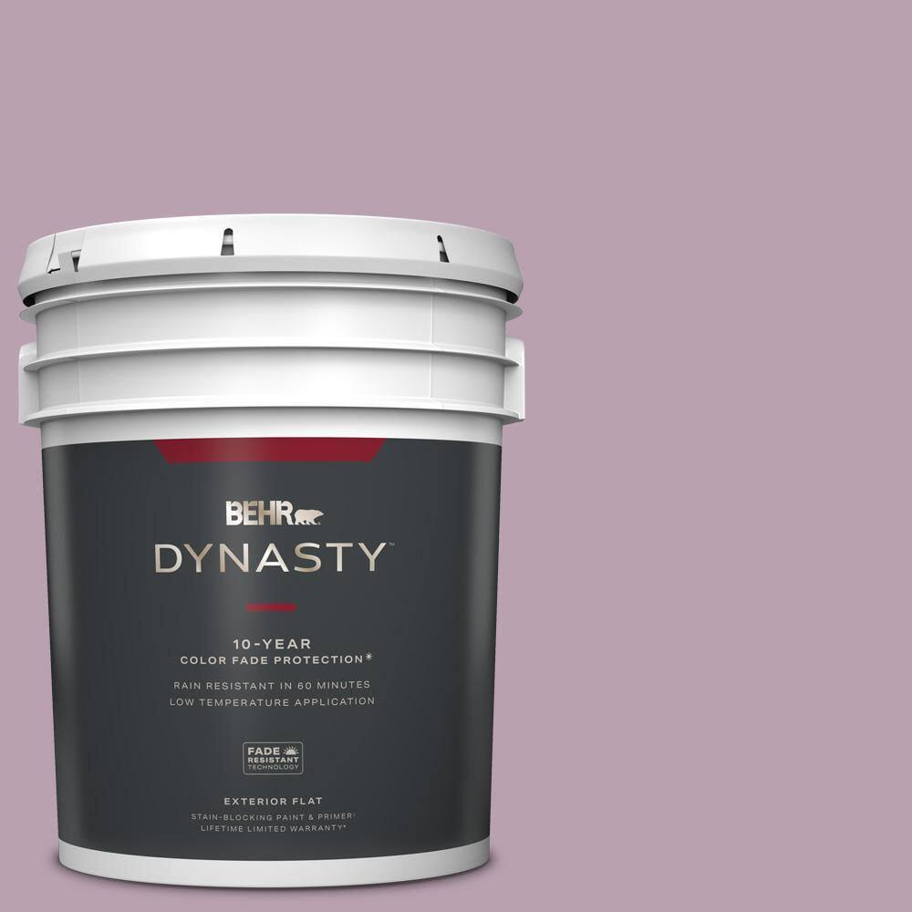 BEHR DYNASTY 5 gal. #S110-4 Highland Thistle Flat Exterior Stain ...