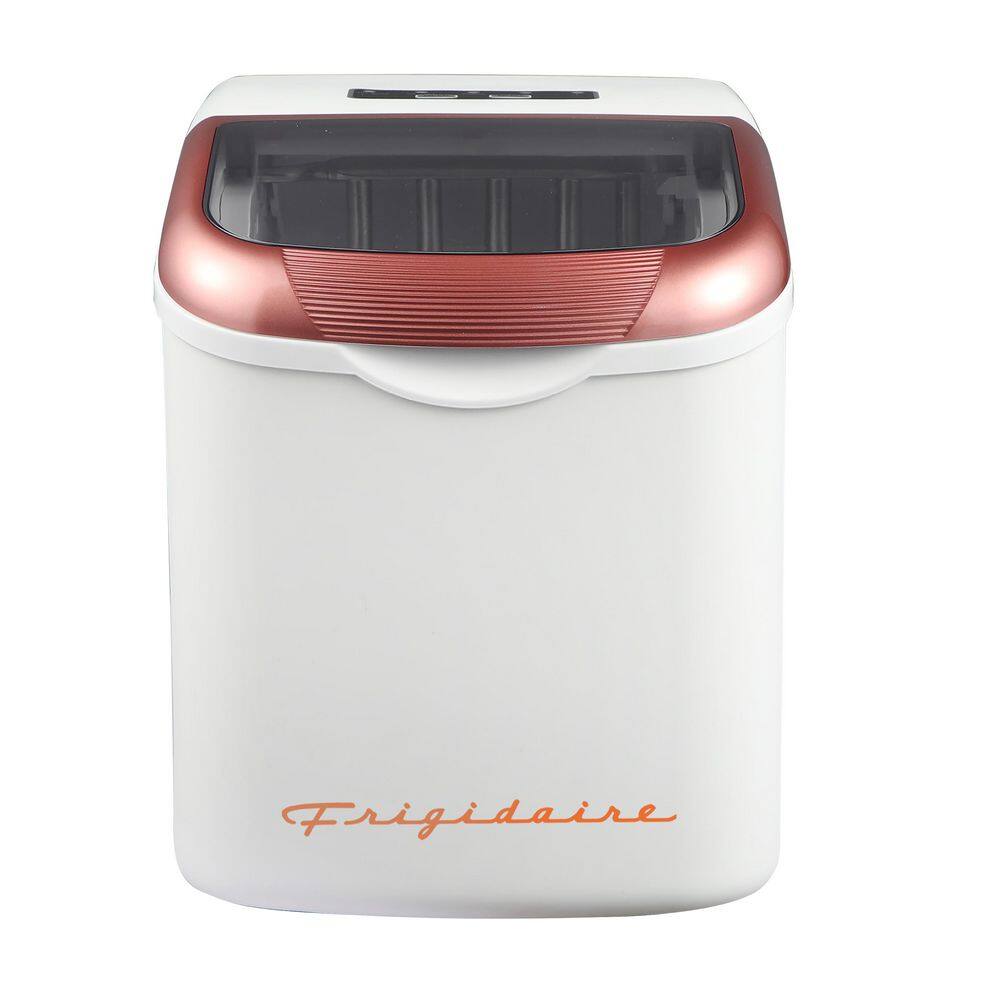 Frigidaire 12 in 26 lb. Portable Retro Countertop Bullet Ice Maker in ...