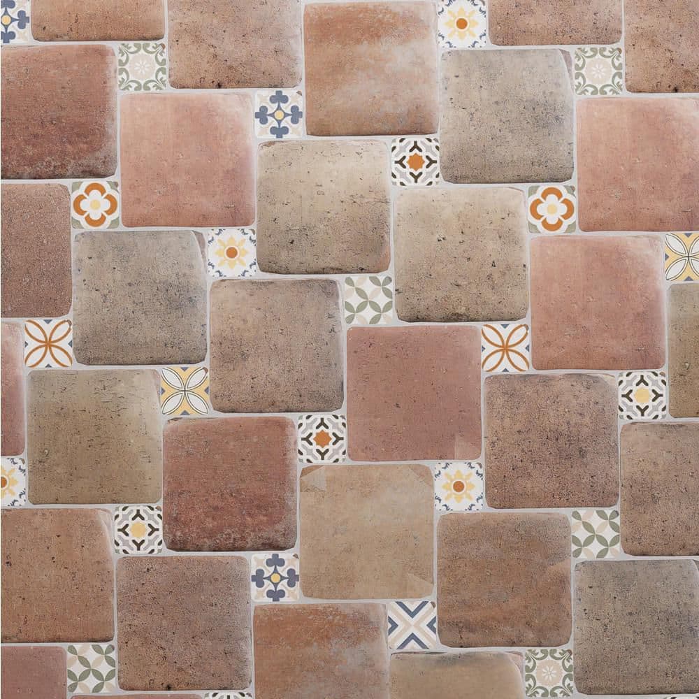 Merola Tile Benisa Marelle Cotto with Paladio Taco 6 in. x 8 in ...