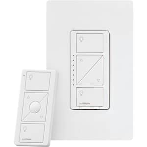 Lutron Caseta Smart Dimmer Switch and Remote Kit for Wall and Ceiling ...