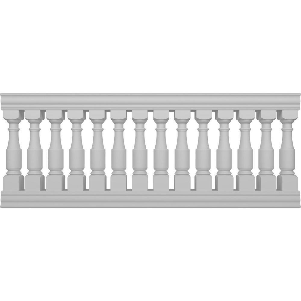 Ekena Millwork Fiberthane Hamilton Balustrade 96 in. L x 40 in. H ...