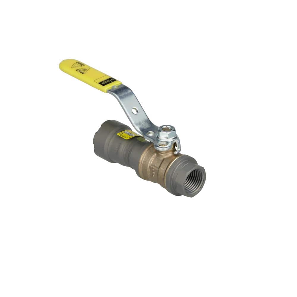 Viega MegaPressG 1/2 in. Press x 1/2 in. FPT Carbon Steel Ball Valve ...