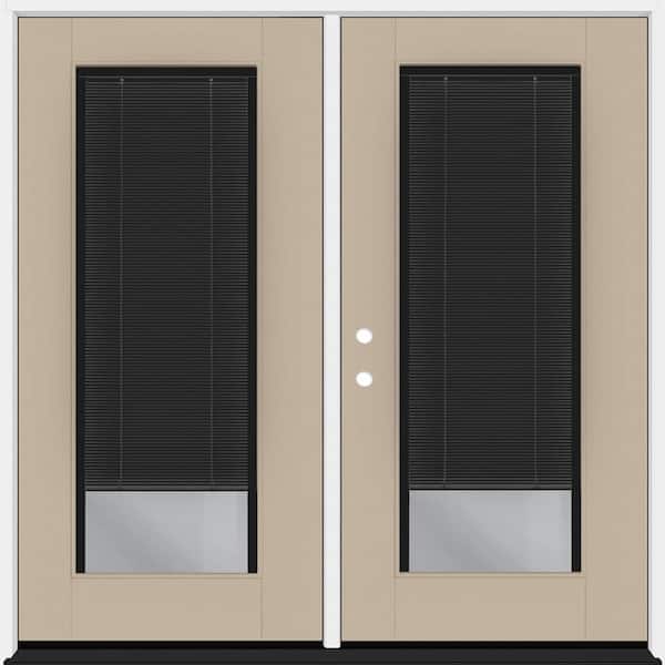 Steves & Sons Legacy 72 in. x 80 in. Full Lite Clear Glass Noir ...