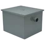 Zurn 11 in. x 11 in. Steel Grease Trap with 2 in. No-Hub Inlet GT2700 ...