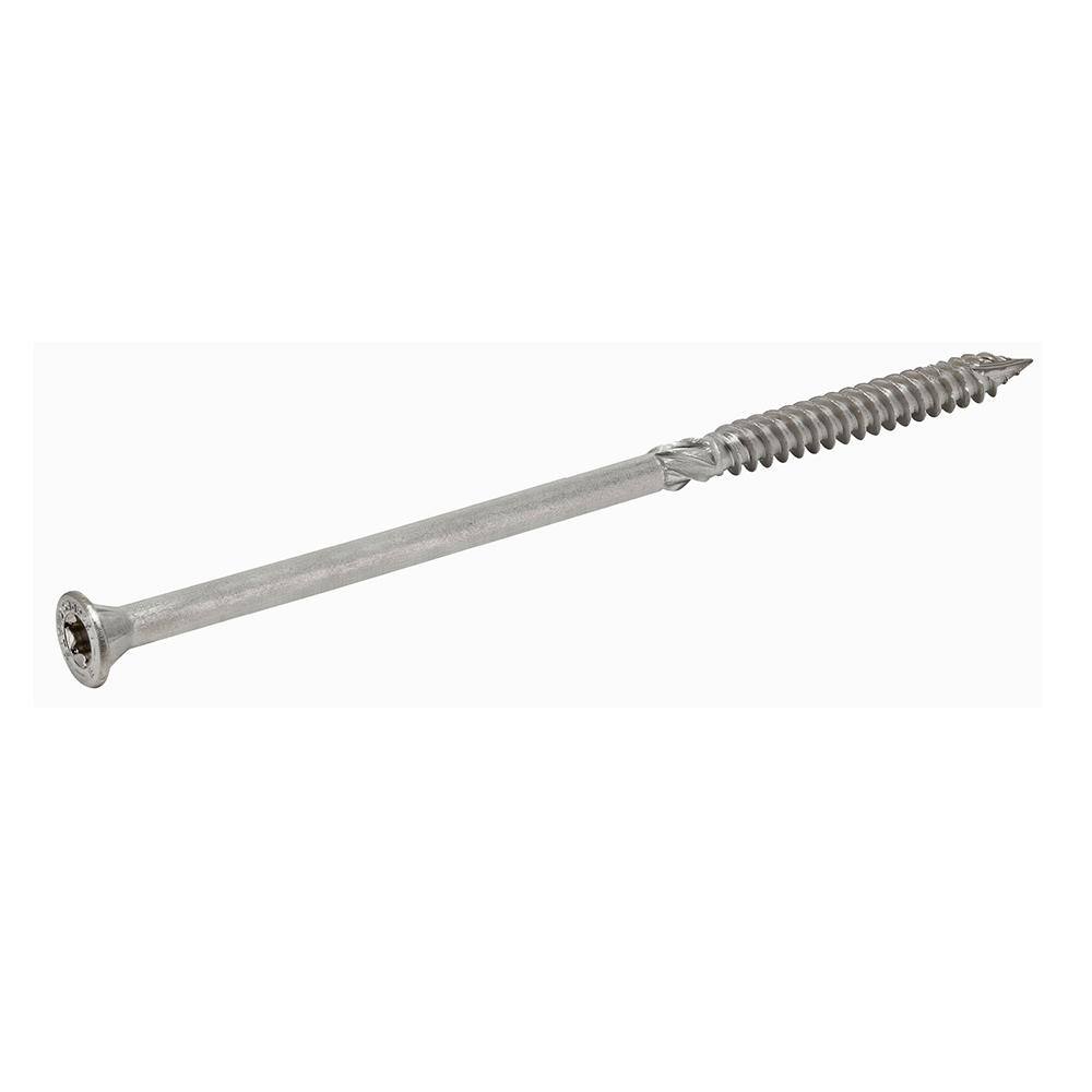 Deckmate 3/8 in. x 8 in. Star Drive Wafer Head Structural 316 Stainless ...