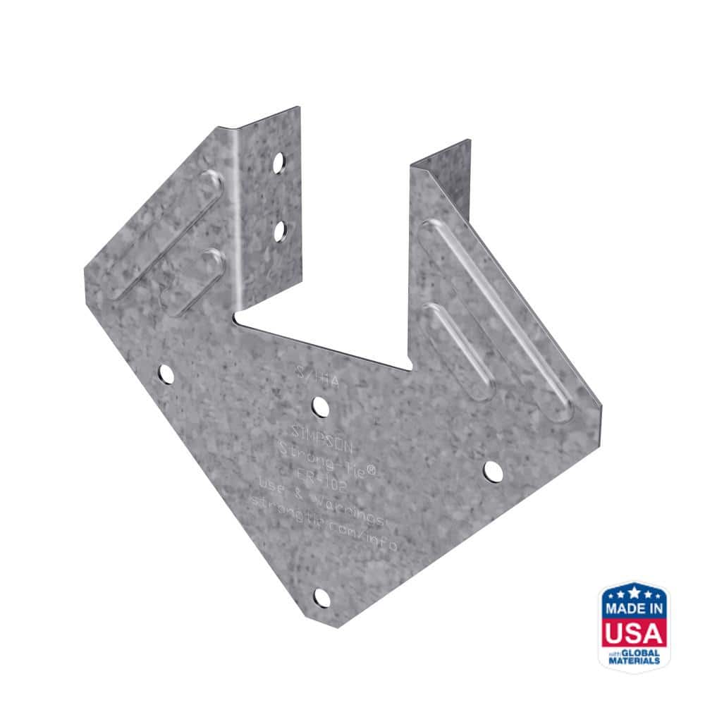 Simpson Strong-Tie Light-Gauge Steel Hurricane Tie S/H1A - The Home Depot