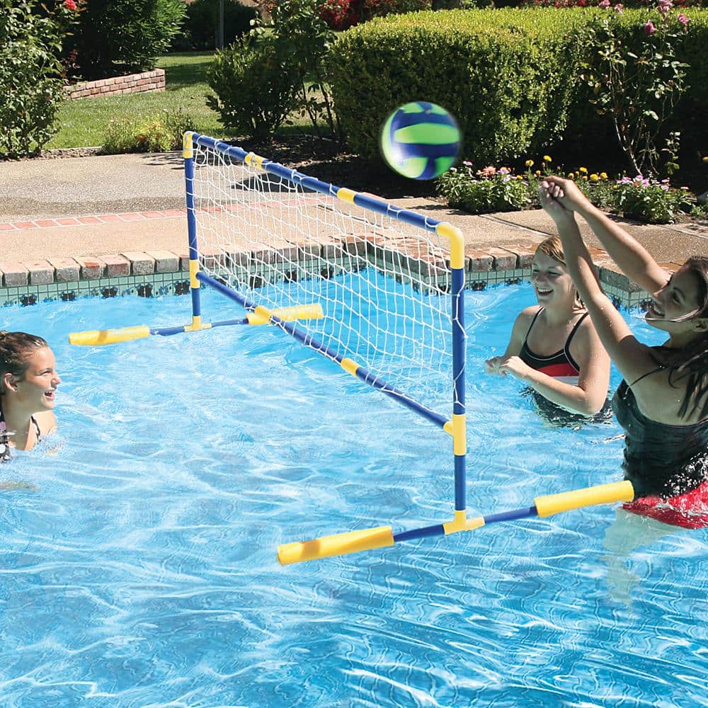 Poolmaster Floating Water Volleyball Pool Game 72706 - The Home Depot