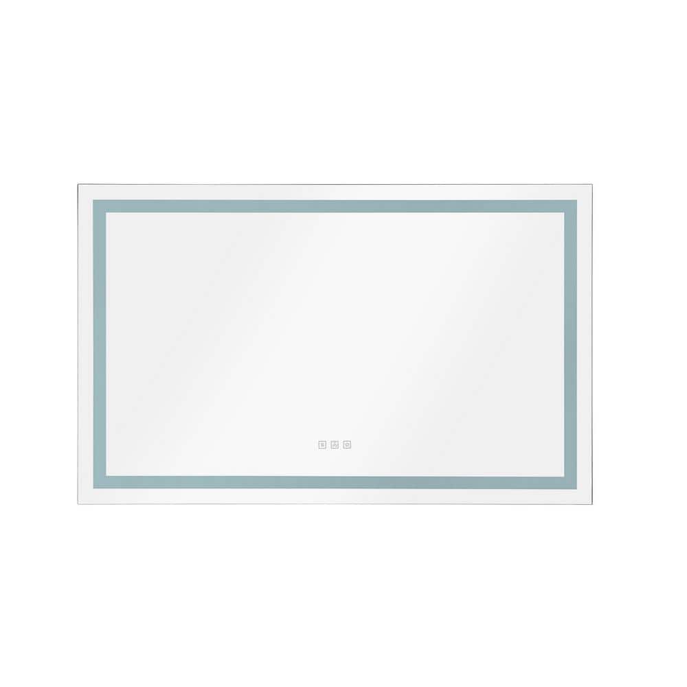 Reviews for Interbath 48 in. W x 36 in. H Rectangular Frameless LED ...