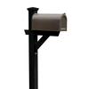 Highwood Hazleton Recycled Plastic Mailbox Post in Black AD-MLBX1-BKE ...