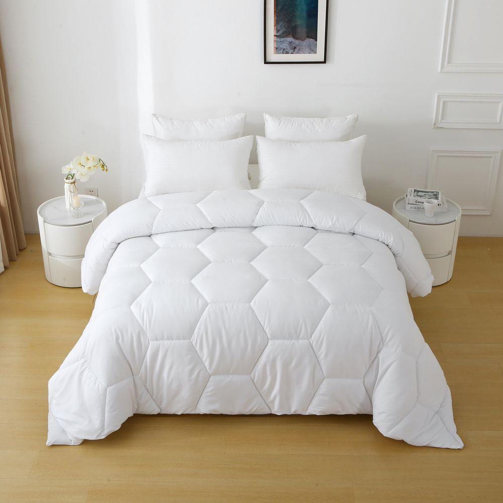 St. James Home Better Style Home Oversized White Queen Microfiber ...