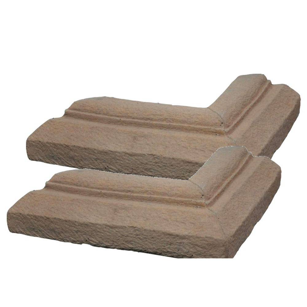 M-Rock Easy Stack 2-3/4 in. x 22 in. x 22 in. Manufactured Brown ...