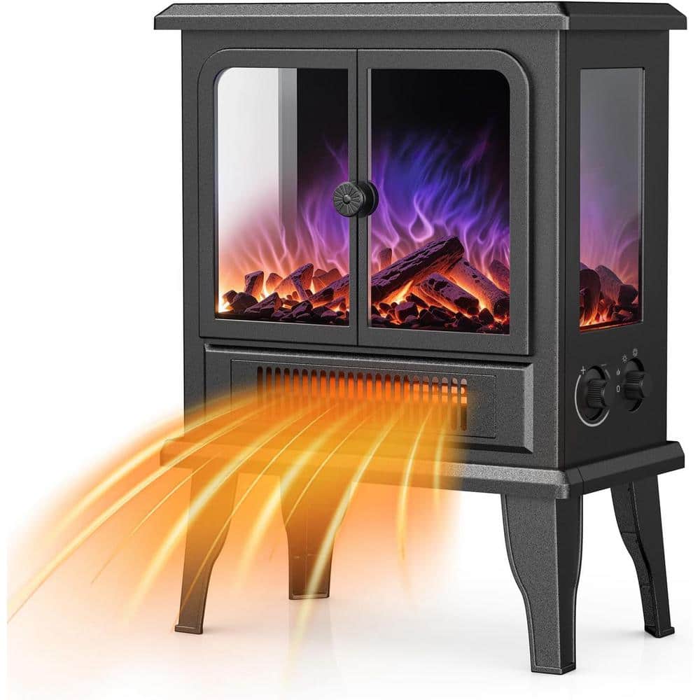 Nordic Hygge 1500-Watt Electric Fireplace Space Heater with 3s Fast ...