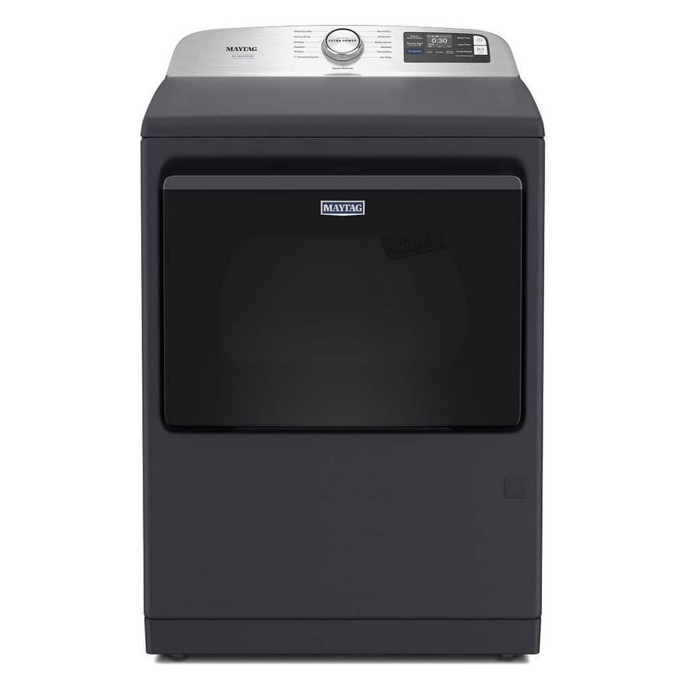 Maytag 7.4 cu. ft vented Top Load Electric Dryer in Midnight Steel with ...