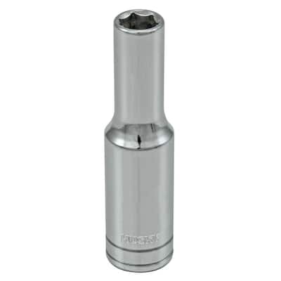 Husky 3/8 in. Drive 11/16 in. 6-Point SAE Deep Socket-H3D6PDP1116 - The ...