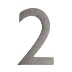 Architectural Mailboxes 4 in. Black Floating House Number 2 3582B-2 ...
