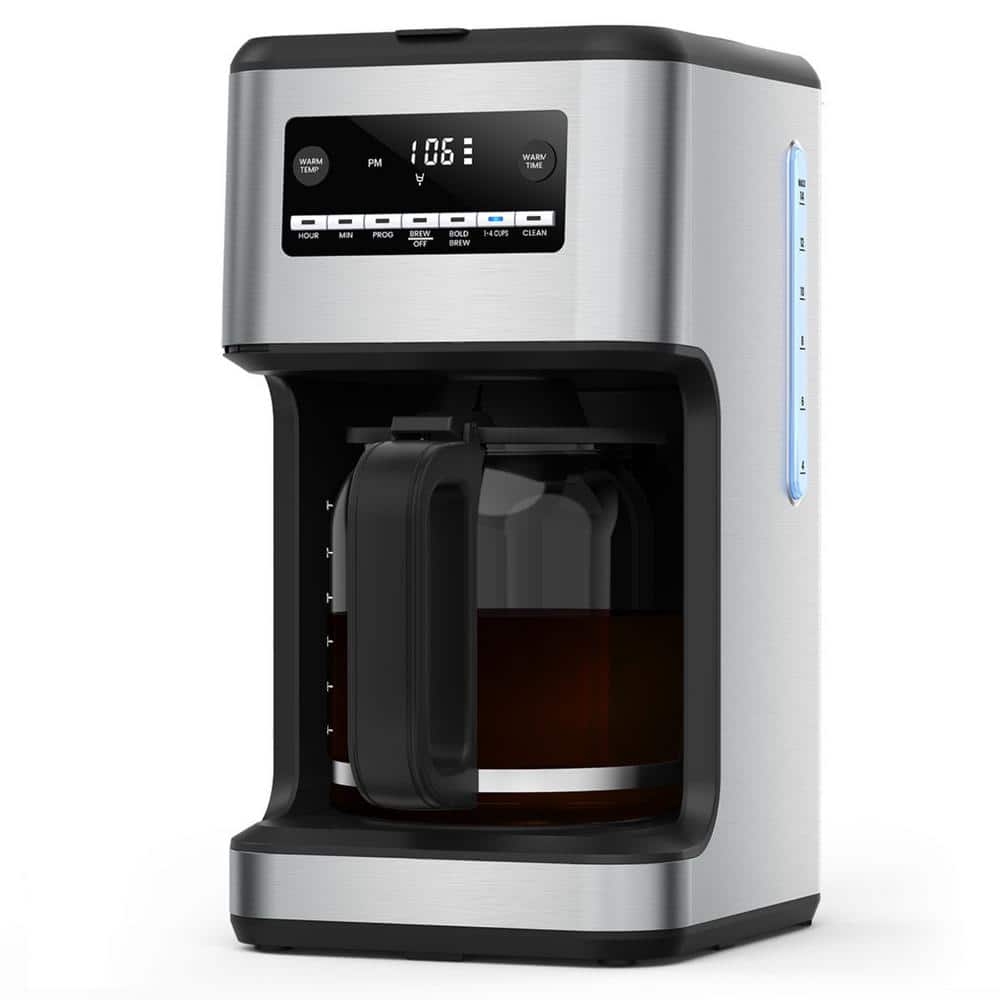 COWSAR 14-Cup Coffee Maker with Carafe Brewer & Timing Function in ...