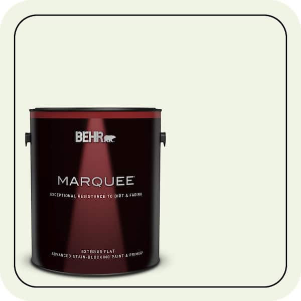 BEHR MARQUEE 1 gal. #M370-1 Fresh Dew Flat Exterior Paint & Primer ...