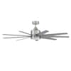 CRAFTMADE Champion 60 in. Indoor Brushed Polished Nickel Ceiling Fan ...