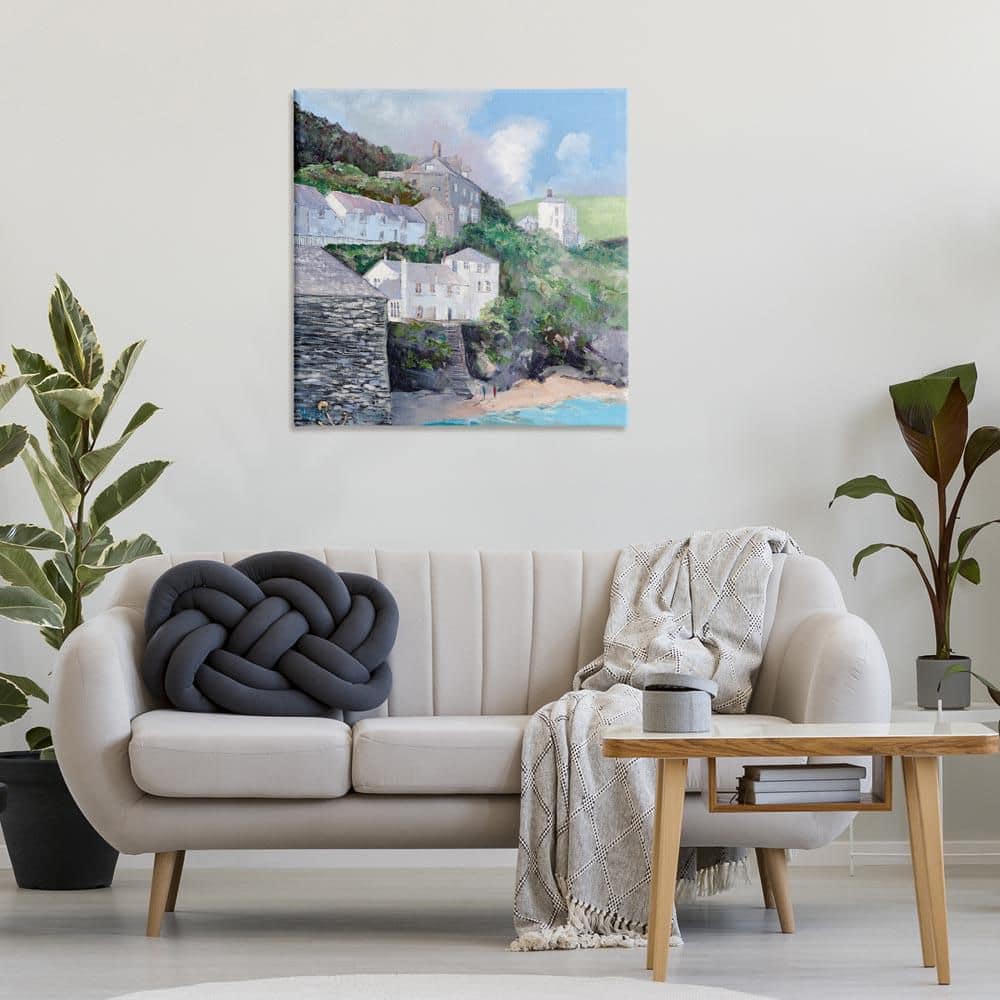 Stupell Industries Coastal Village Beach by Meredith Howse Unframed ...