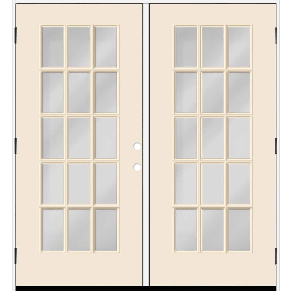 Steves & Sons Reliant 64 in. x 80 in. FullLite 15L-SDL ClearGlass RHOS ...
