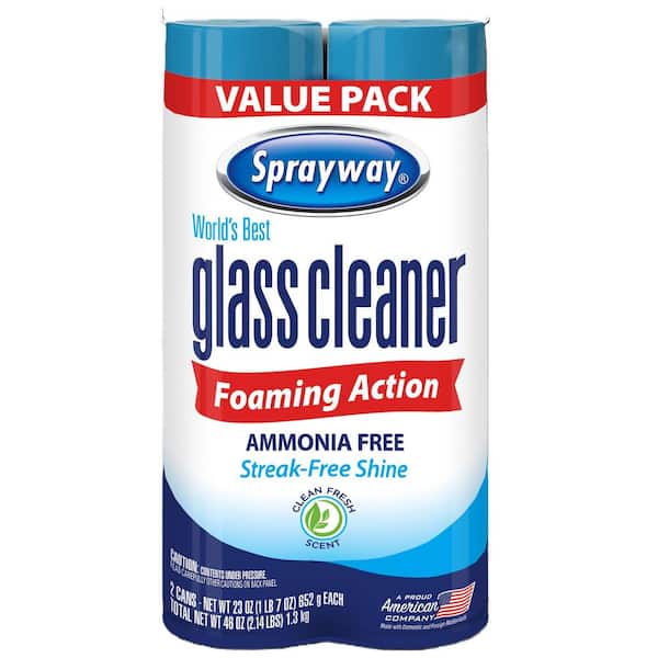 Sprayway 23 oz. Glass Cleaner (2-pack) 1000056575 - The Home Depot