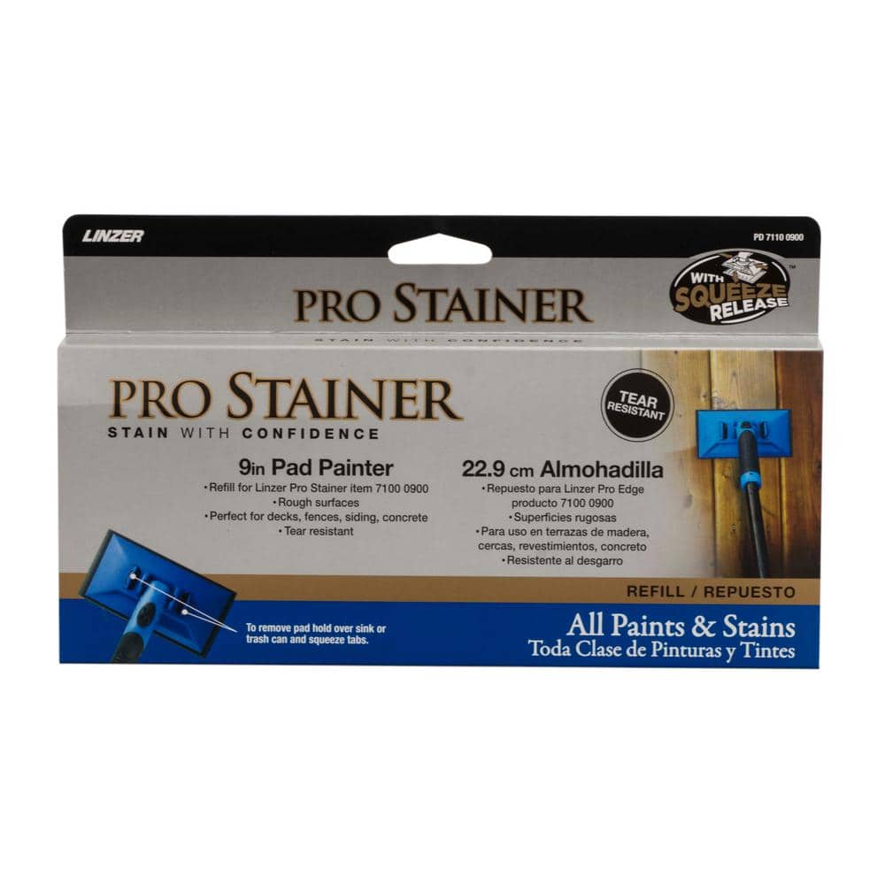 PRO EDGE 9 in. Stain Pad Refill HD PD 7110 - The Home Depot