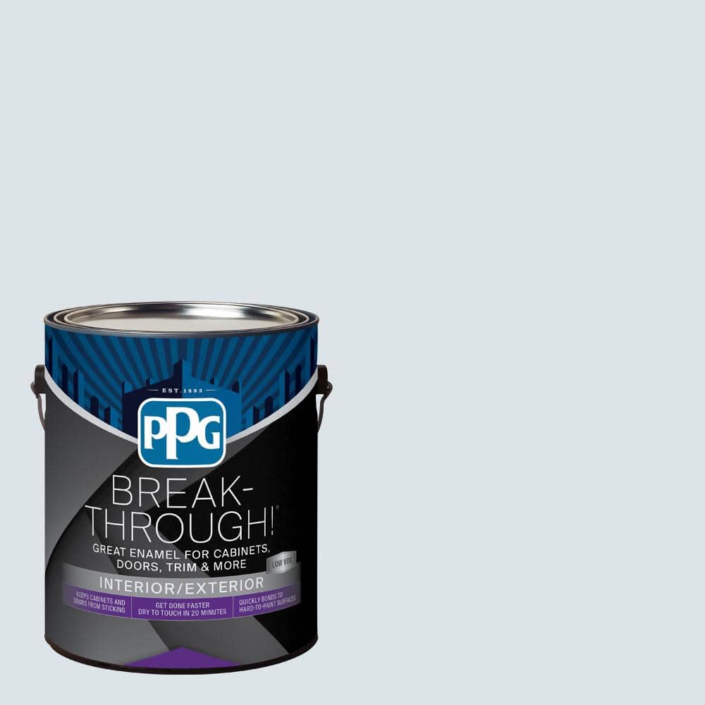 Break-Through! 1 gal. PPG1163-1 Elusive Blue Satin Door, Trim & Cabinet ...