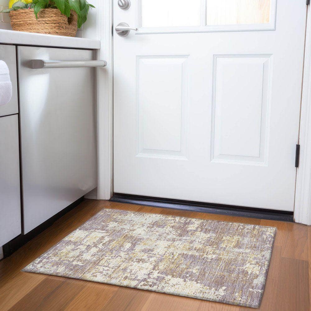 Addison Rugs Mayfield Premium Machine Washable Abstract AMF1008 ...