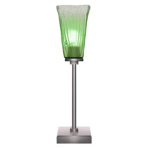 Lighting Theory Quincy 18.25 in. Graphite Accent Lamp with Glass Shade ...