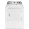 Whirlpool 5.9 cu. ft. 240-Volt White Electric Vented Dryer with AccuDry ...