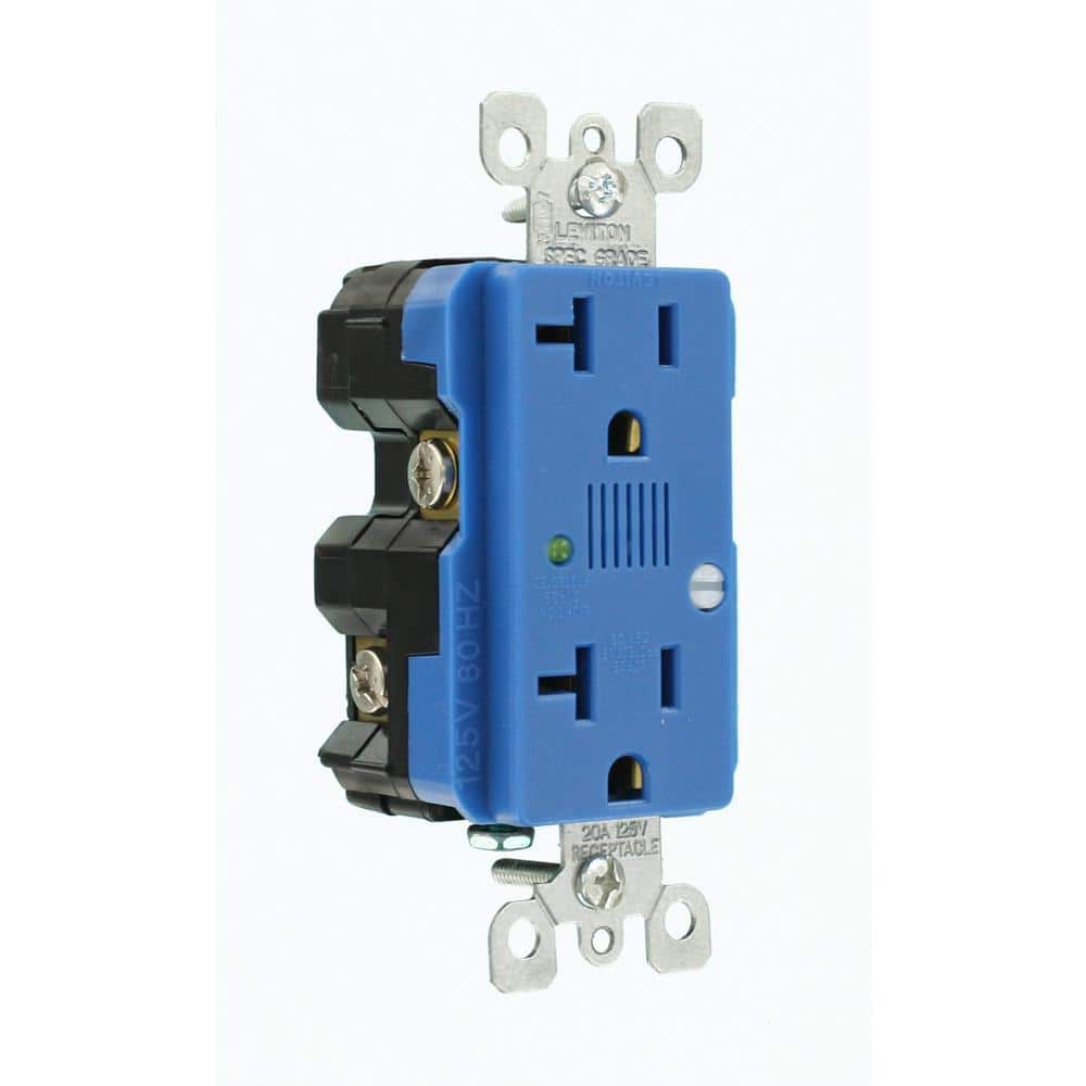 Leviton Decora Plus 20 Amp 125 V Surge Protective Duplex Outlet ...
