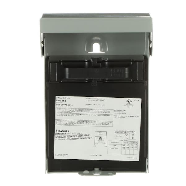 Midwest Electric Products 30-Amp 120/240-Volt Fused AC Disconnect ...