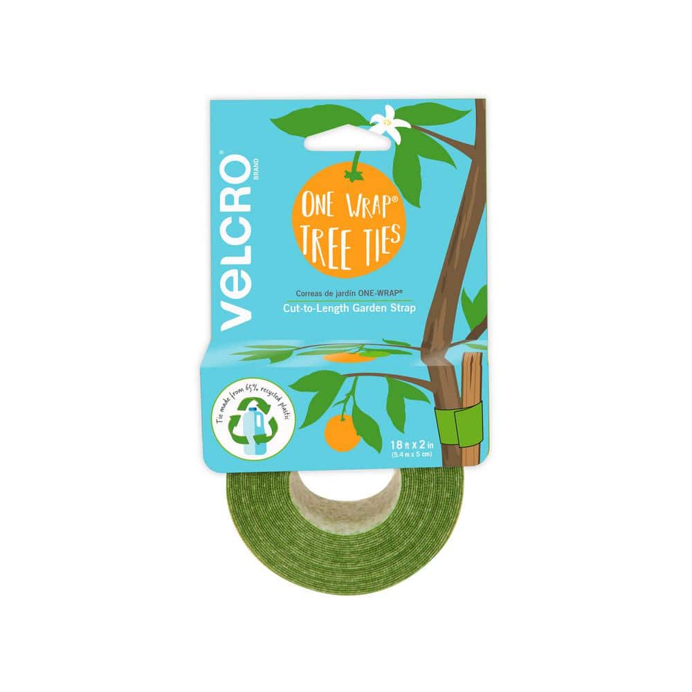VELCRO 18 ft. x 2 in. Garden Ties in Green VEL-30070-USA - The Home Depot