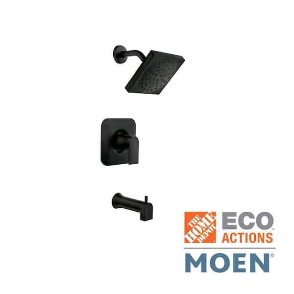 MOEN Genta Single-Handle 1-Spray Tub And Shower Faucet In, 56% OFF