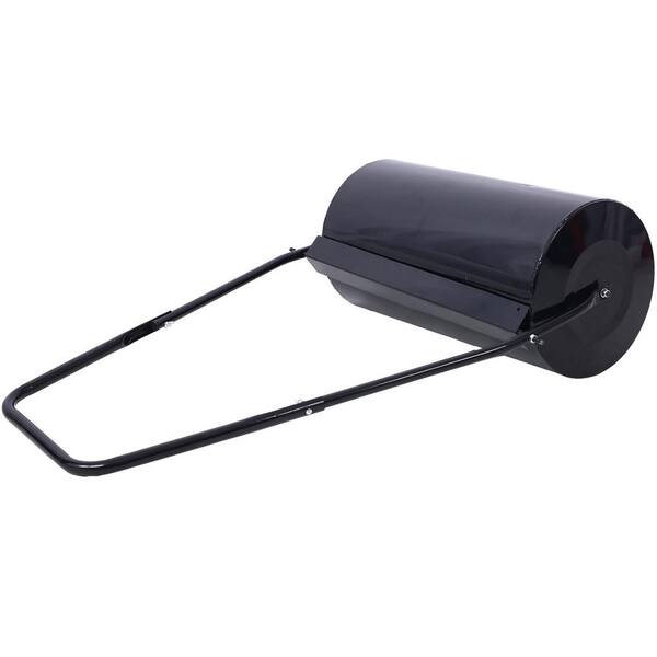 ITOPFOX 23.5 in. Lawn Roller Push Tow Yard Roller 13 Gal. Water and Sand Filled Steel Sod Roller for Planting Seeding H2SA11 3OT213
