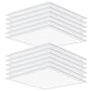 Honbei 2 ft. x 2 ft. 5800 Lumens Integrated LED Panel Light, 5000K 2x2 ...