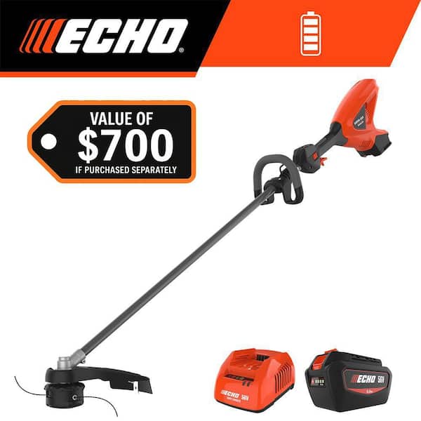 ECHO 56V 16 in. Brushless Cordless Battery Straight Shaft String ...
