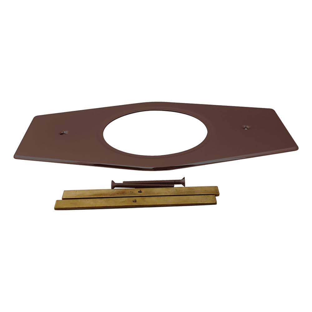 Westbrass One-Hole Remodel Cover Plate for Moen and Delta Bathtub and ...