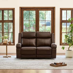 Spruce & Spring Axel 75.59 Dual Motors Wall Hugger Genuine Leather 2 ...