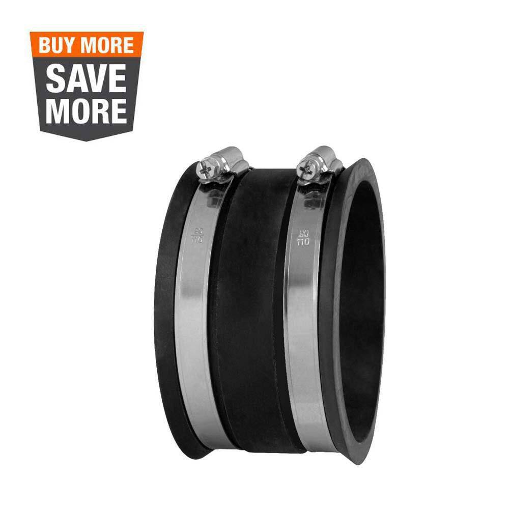 ‎POWERTEC 4 in. Dust Control Flex Cuff with Hose Clamps for Dust ...