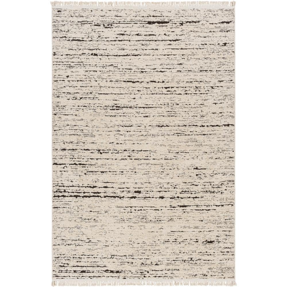 Livabliss Berlin Taupe 7 ft. x 9 ft. Abstract Indoor Area Rug ...