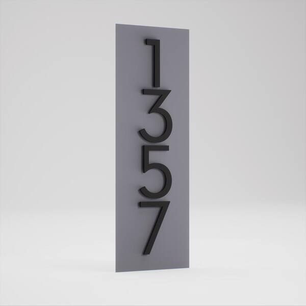 Simply Sweet Rectangle Address Plaque simply-gray - The Home Depot