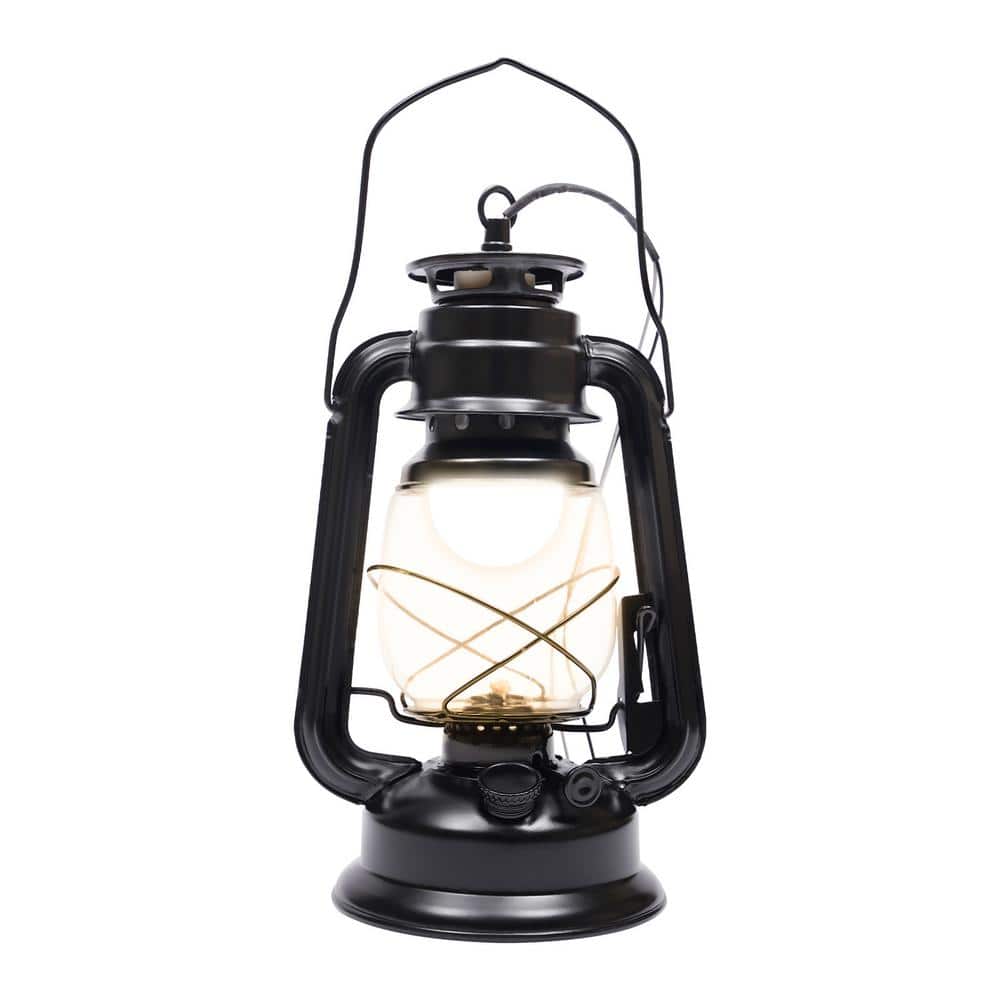 OUKANING 7.08 in. 1 Light Black Retro Rustic Outdoor/Indoor Wall Sconce ...