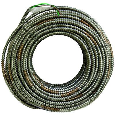 AFC Cable Systems 4/1 x 100 ft. AC Stranded Bare Armored Ground Cable ...