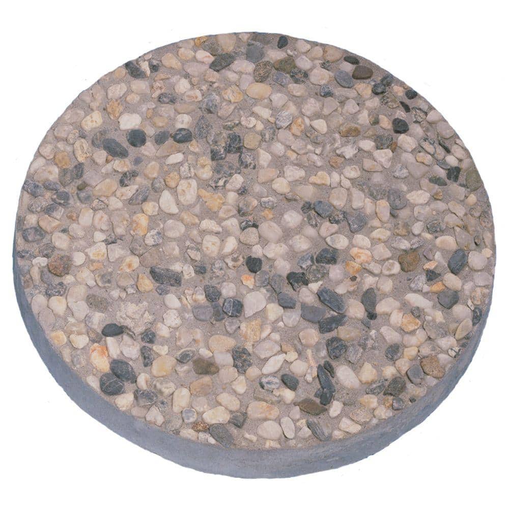 DURASCAPE 16 in. x 16 in. Round Step Stone 200000255 - The Home Depot