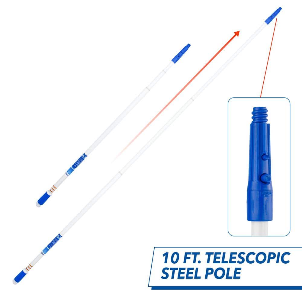 Unger 10 ft. Steel Telescoping Pole 989380 - The Home Depot